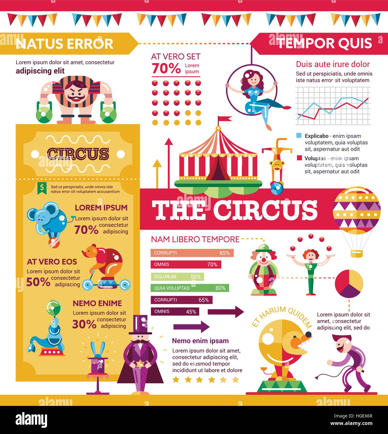 Circus poster Stock Vector Images - Alamy