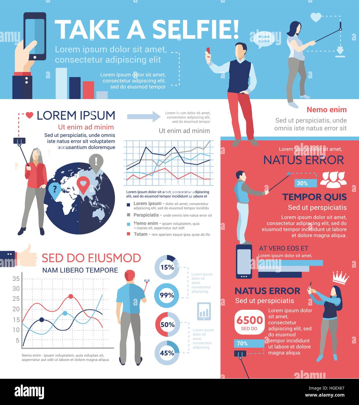 Selfie template hi-res stock photography and images - Alamy