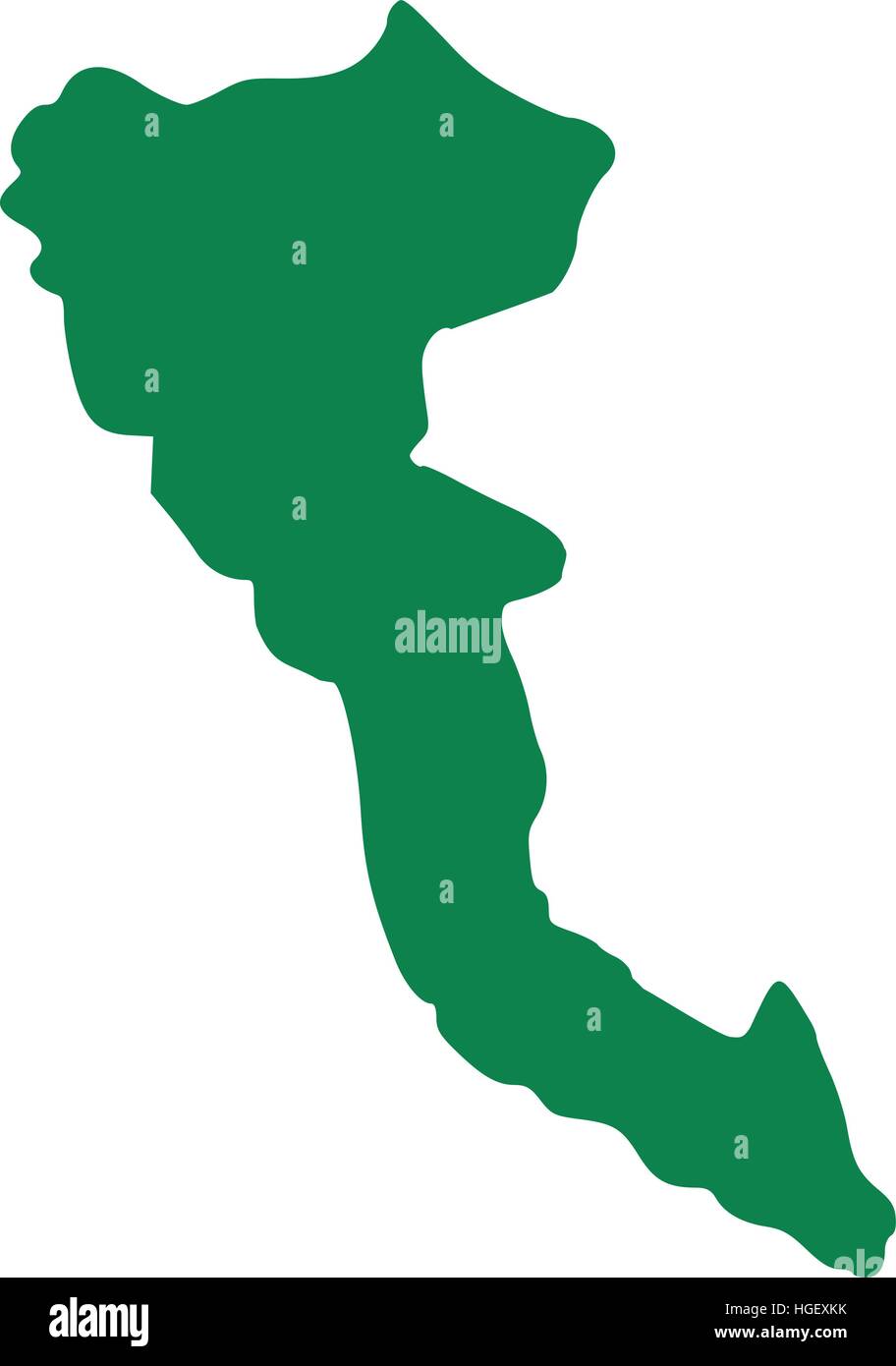 Corfu map silhouette Stock Vector Image & Art - Alamy