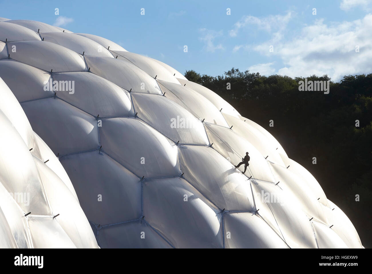 Eden project biome silhouette hi-res stock photography and images - Alamy