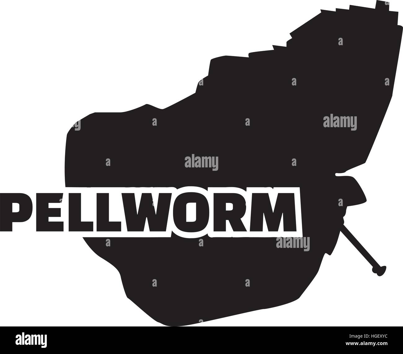 Pellworm map with name Stock Vector Image & Art - Alamy