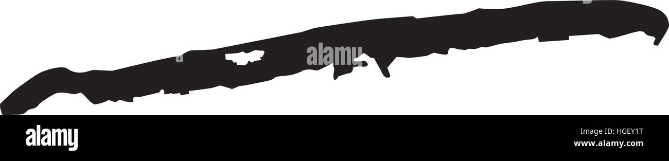 Juist map silhouette Stock Vector Image & Art - Alamy