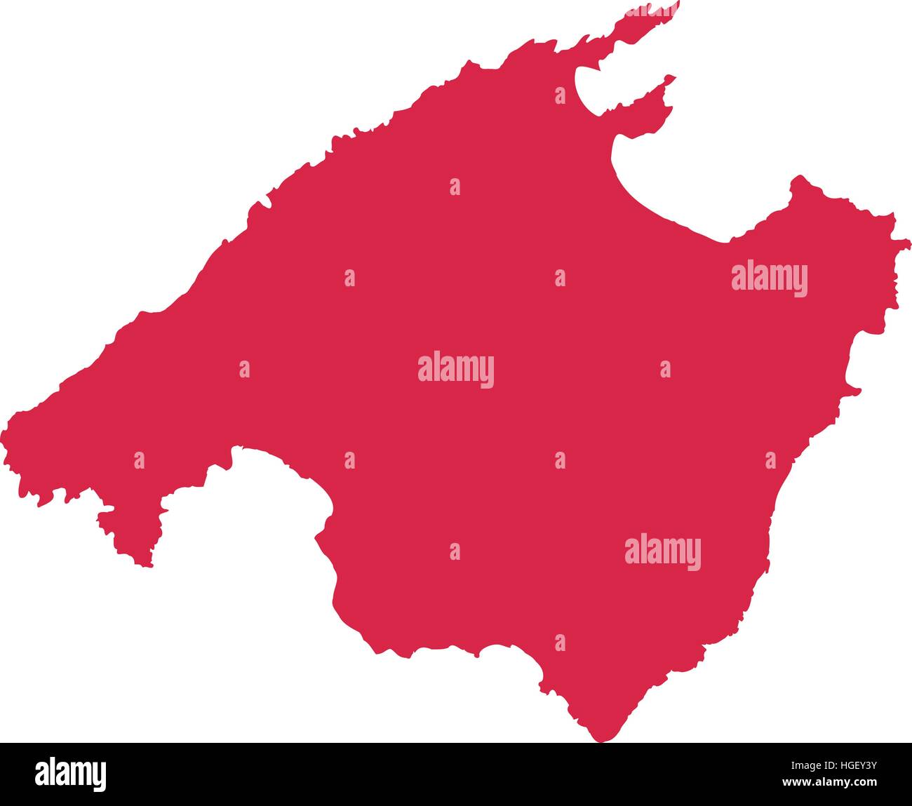 Mallorca map hi-res stock photography and images - Alamy