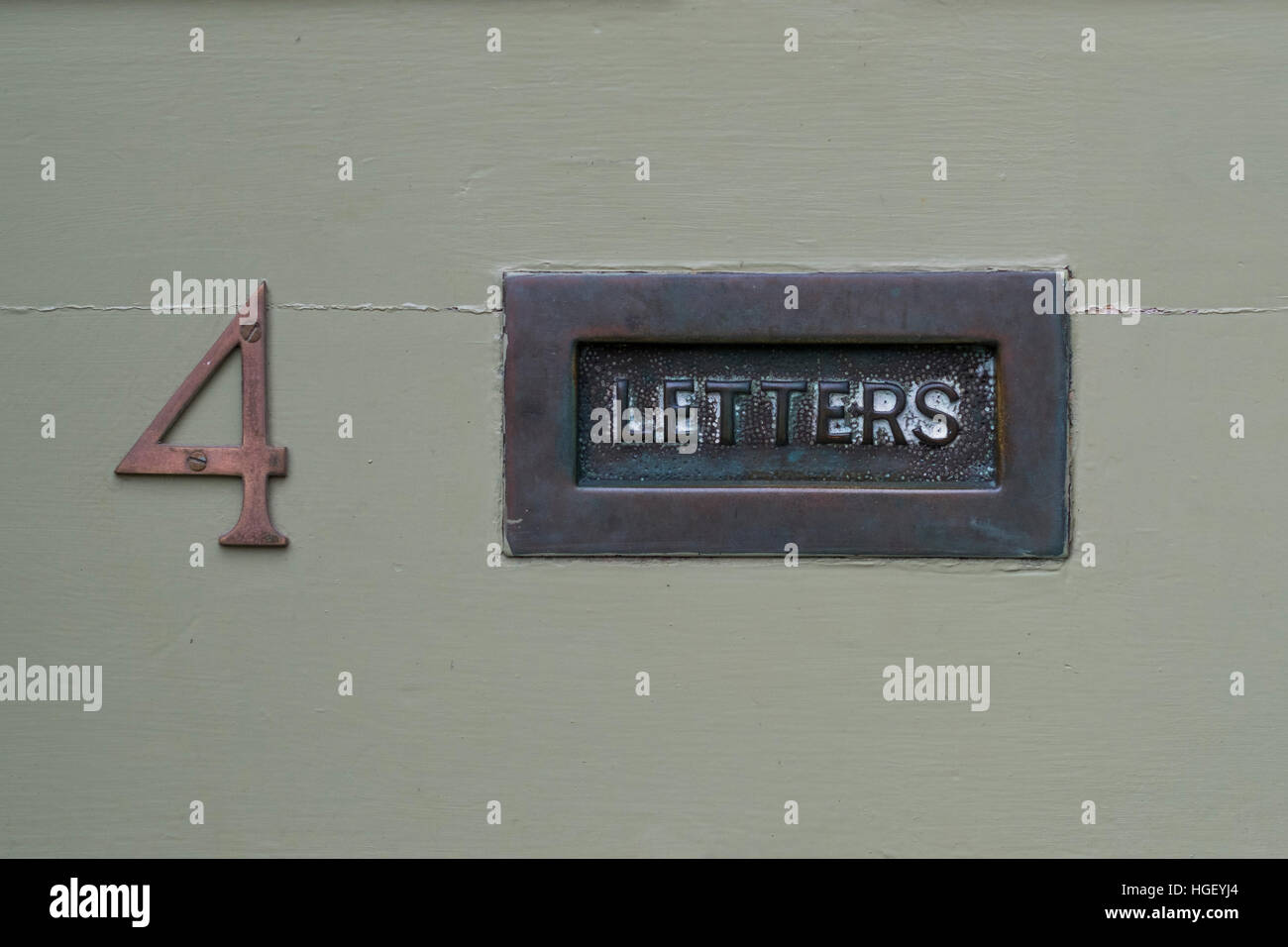 Number 4 door hi-res stock photography and images - Alamy