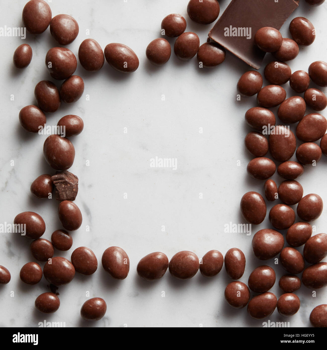 frame chocolate balls Stock Photo - Alamy