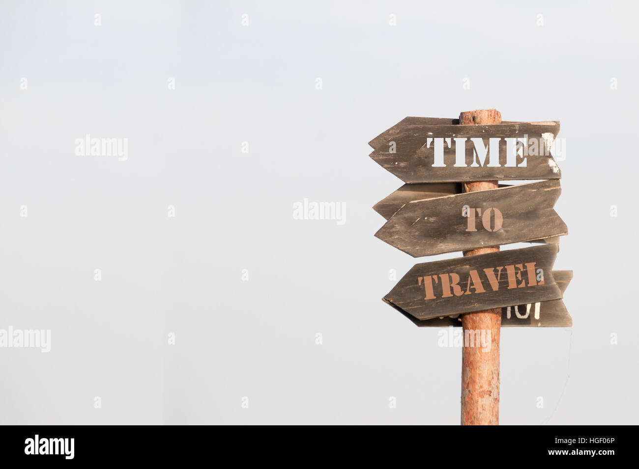 time to travel text Stock Photo - Alamy