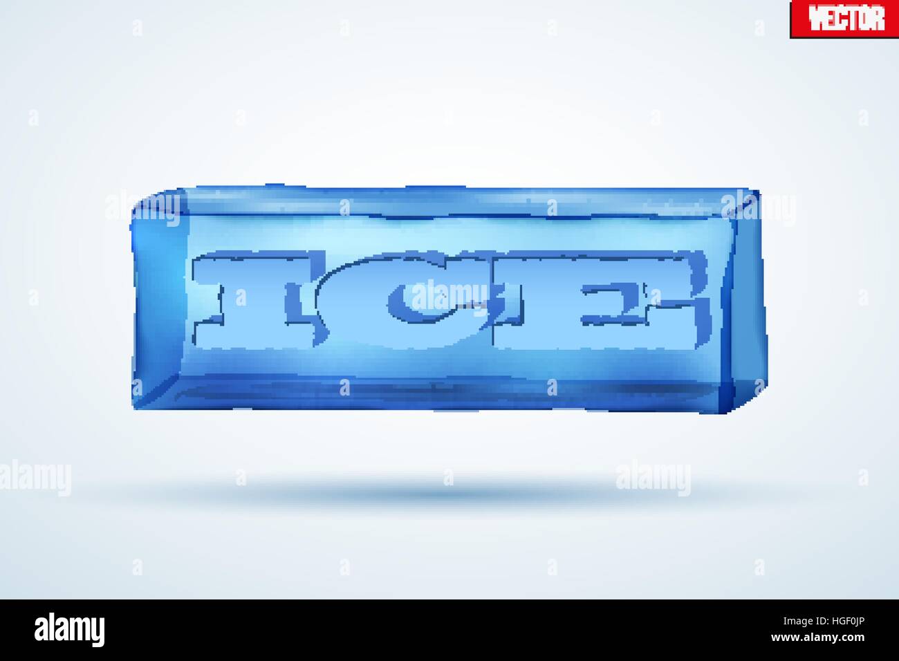 Frozen winter surface Stock Vector Images - Alamy