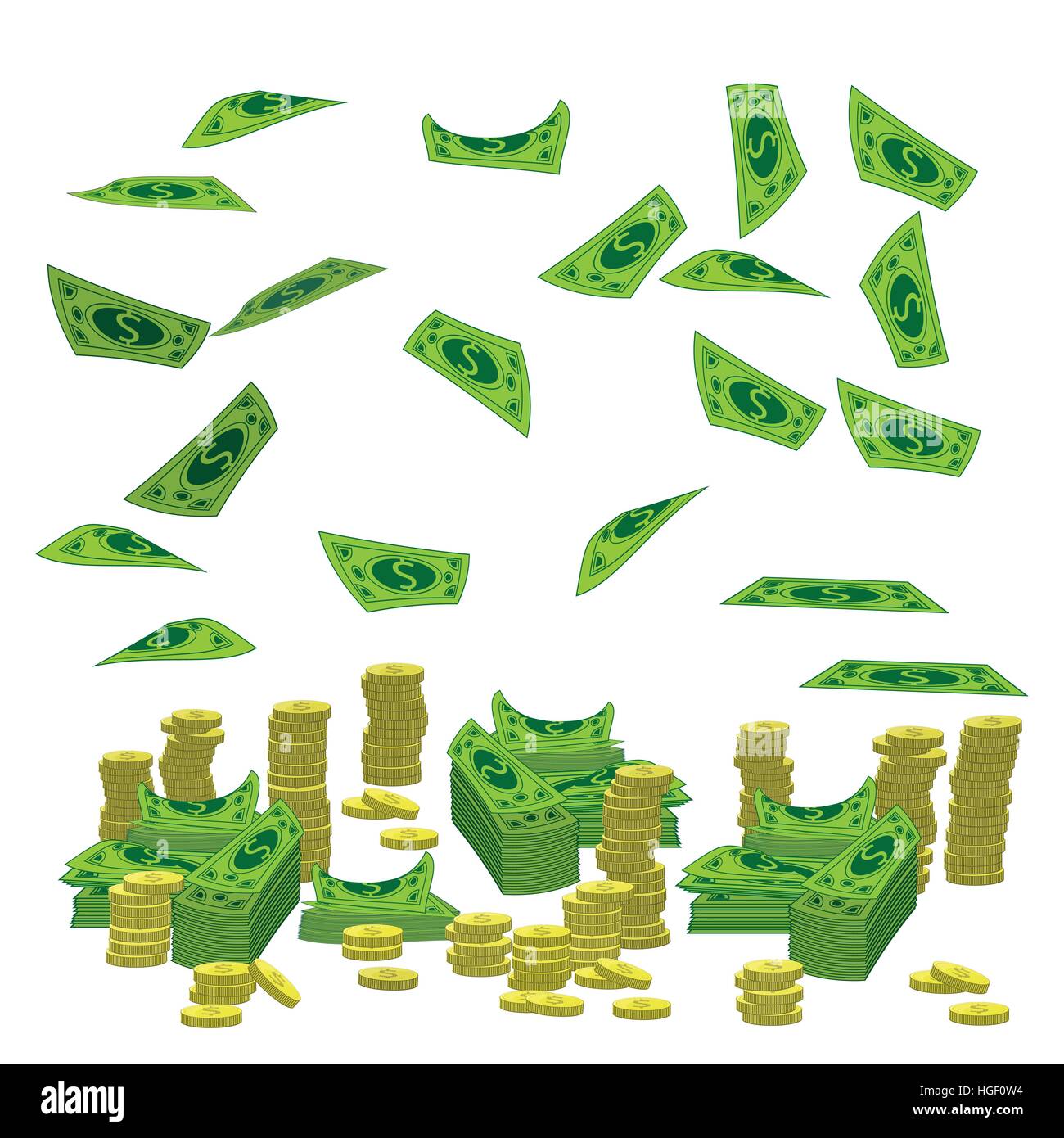 Winning coin toss Stock Vector Images - Alamy