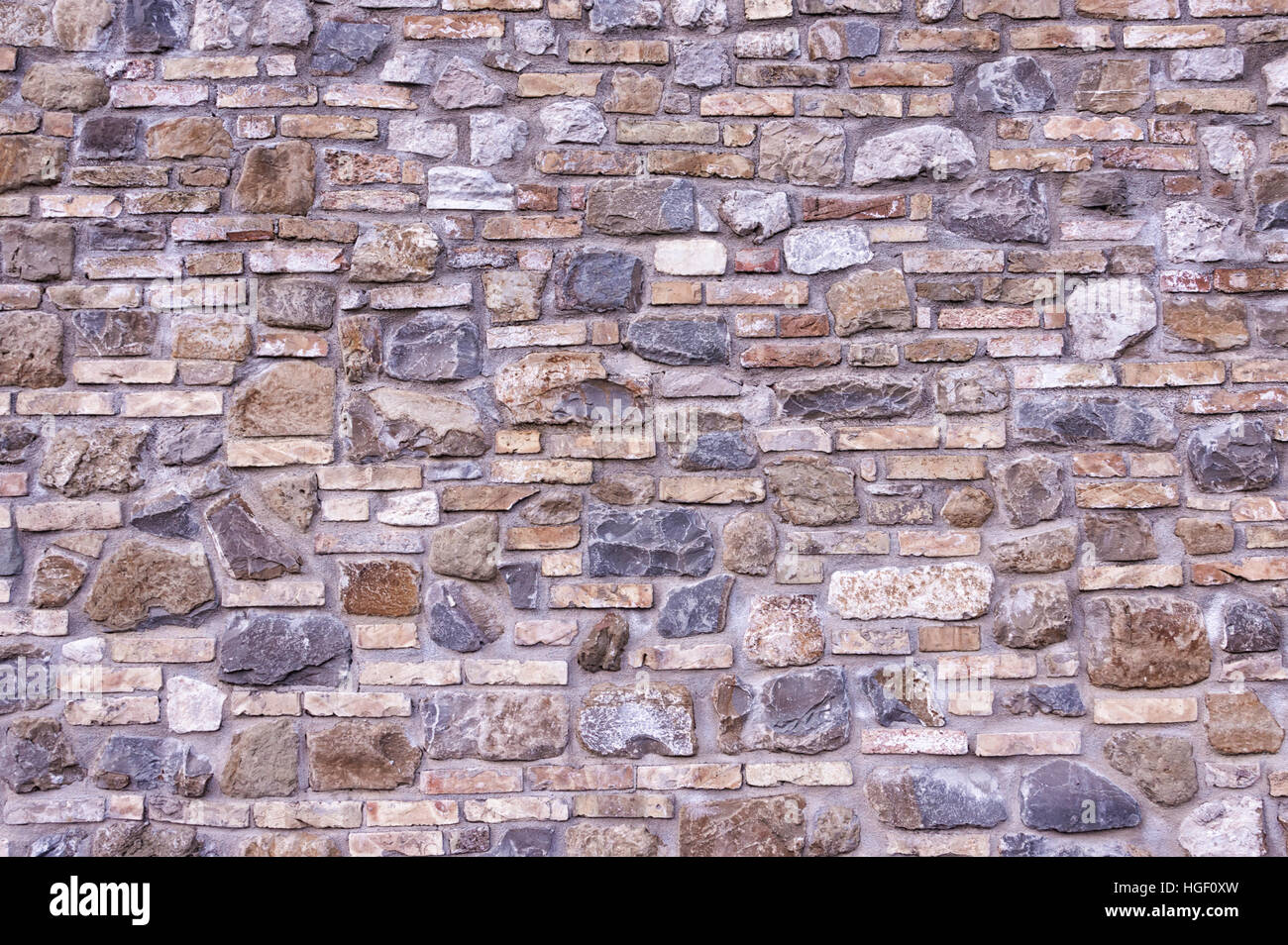 Colored brick wall seamless vector illustration background Stock Photo ...