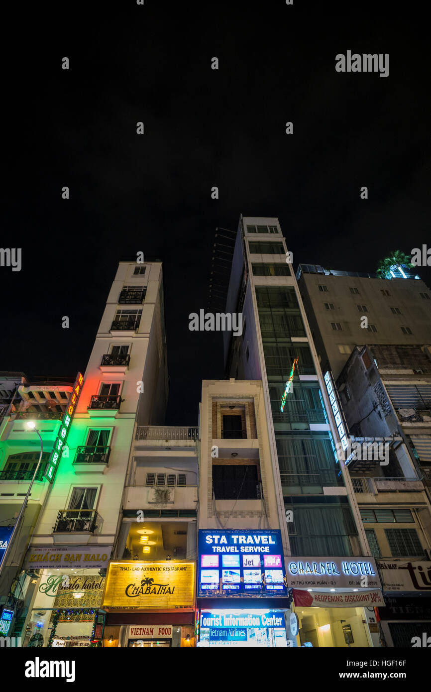 Saigon neon lights hi-res stock photography and images - Alamy