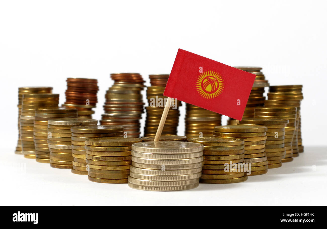 Kyrgyzstan waving flag hi-res stock photography and images - Alamy