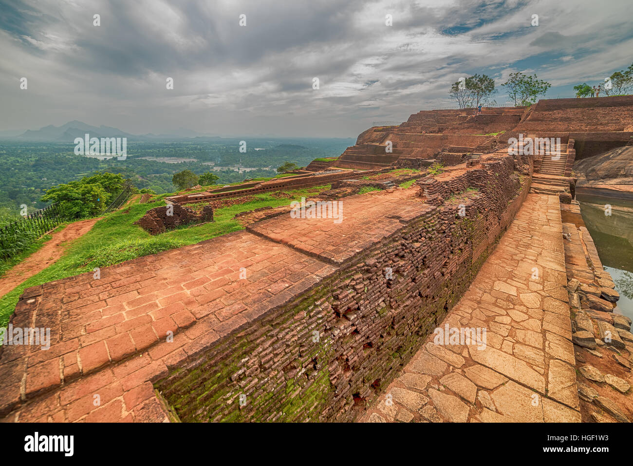 Sri Lanka: ancient Lion Rock fortress in Sigiriya Stock Photo - Alamy