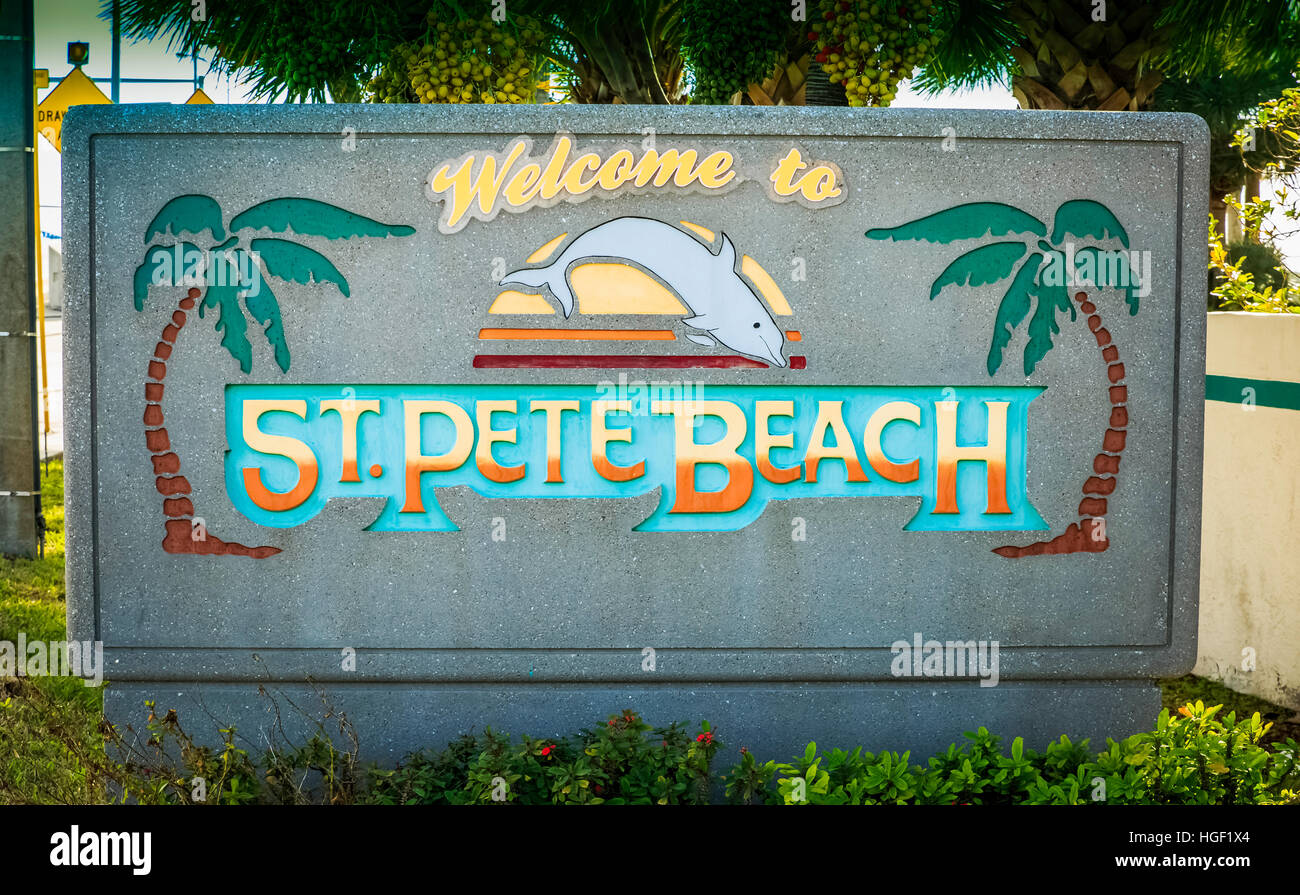 Sign crossing the Corey Street Causeway to welcome visitors to the ...