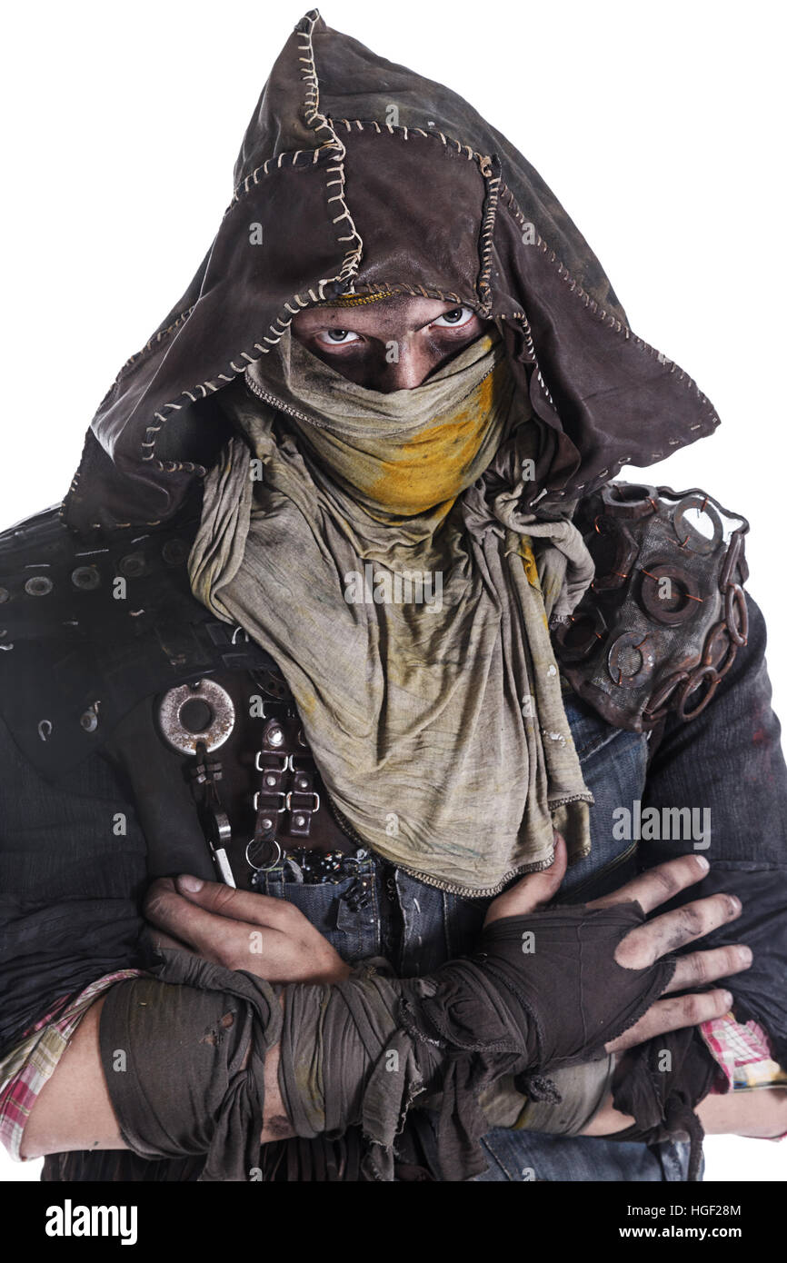 survivor in tatters Stock Photo - Alamy