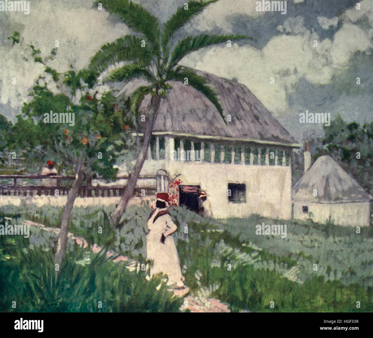 A House near the Bog Walk - Jamaica, circa 1900 Stock Photo - Alamy