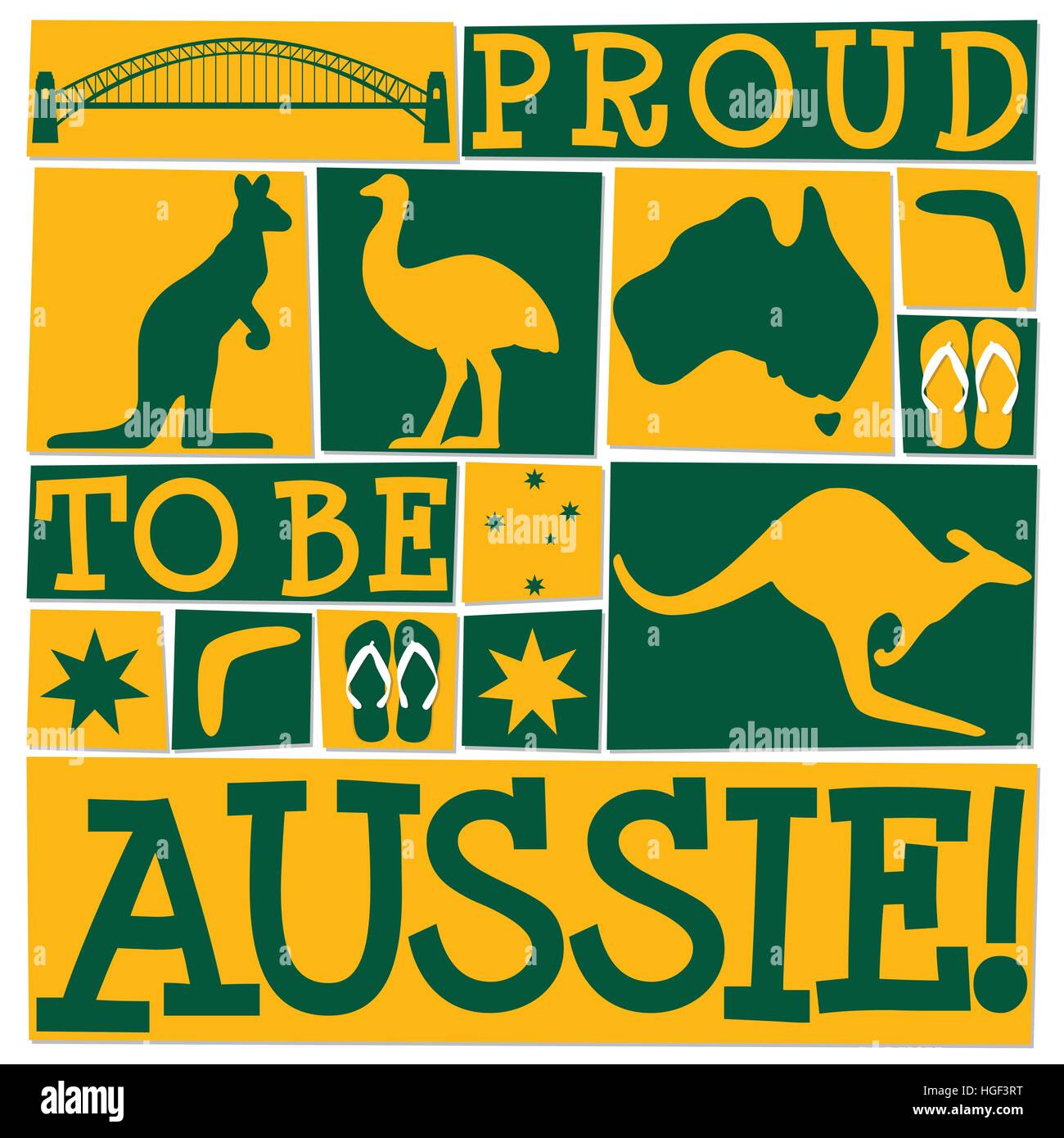 Funky Australia Day card in vector format Stock Vector Image & Art - Alamy