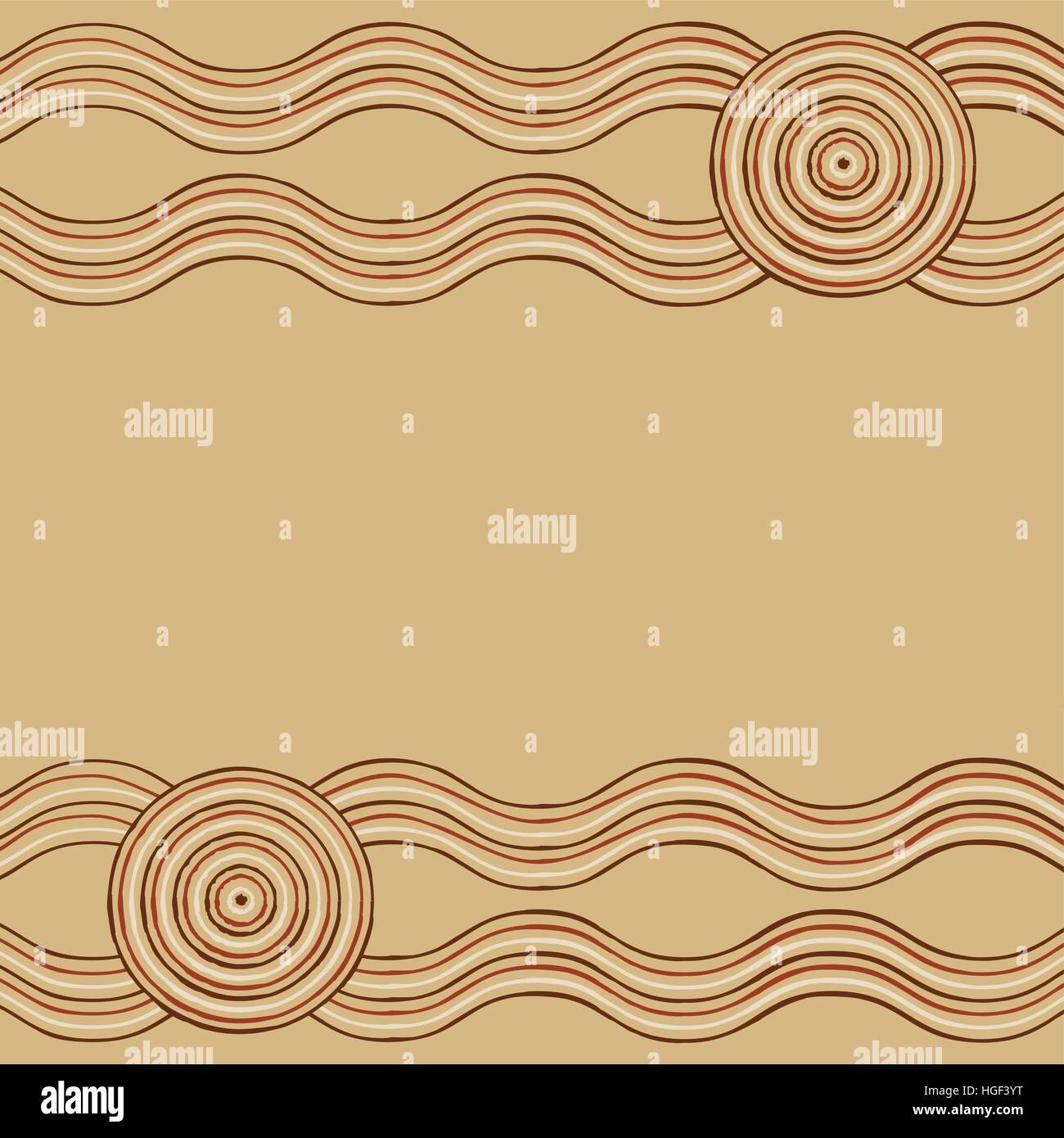 Australian Aboriginal art background in vector format Stock Vector ...