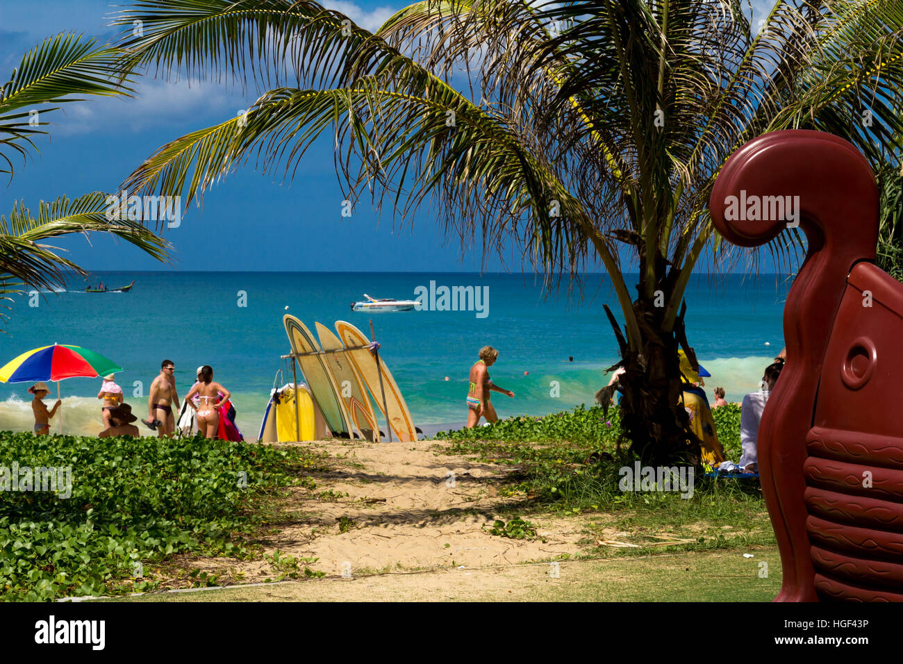 Karon Beach in Phuket and its surroundings Stock Photo - Alamy