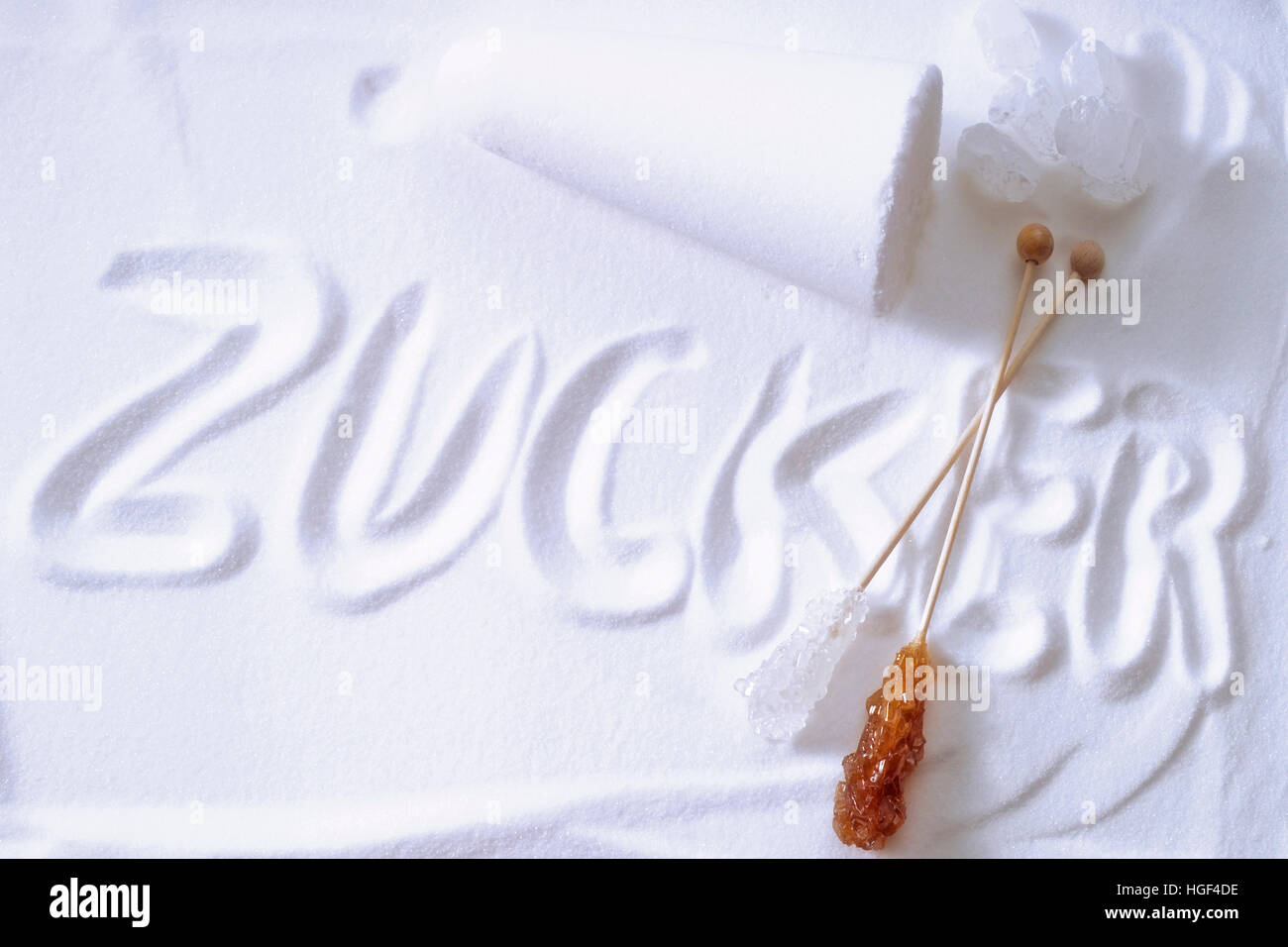 Sugar loaf brown white rock candy hi-res stock photography and images ...