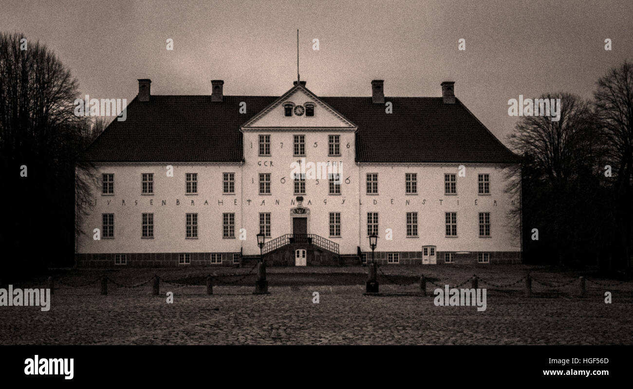 The old castle. Shot in Denmark Stock Photo - Alamy