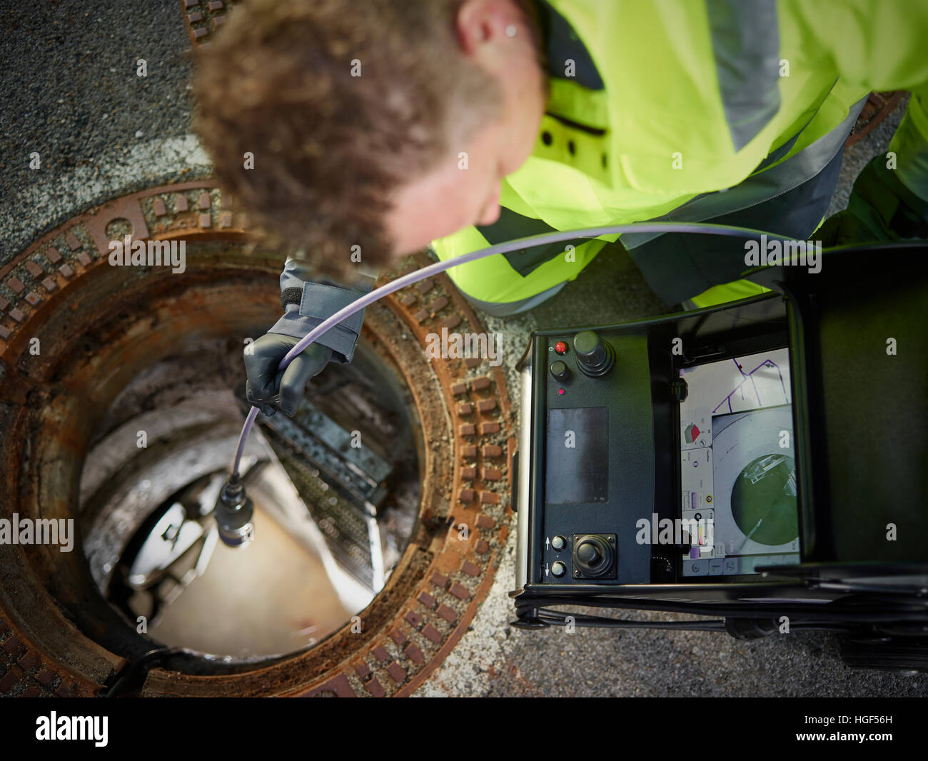 Sewer cleaning hi-res stock photography and images - Alamy