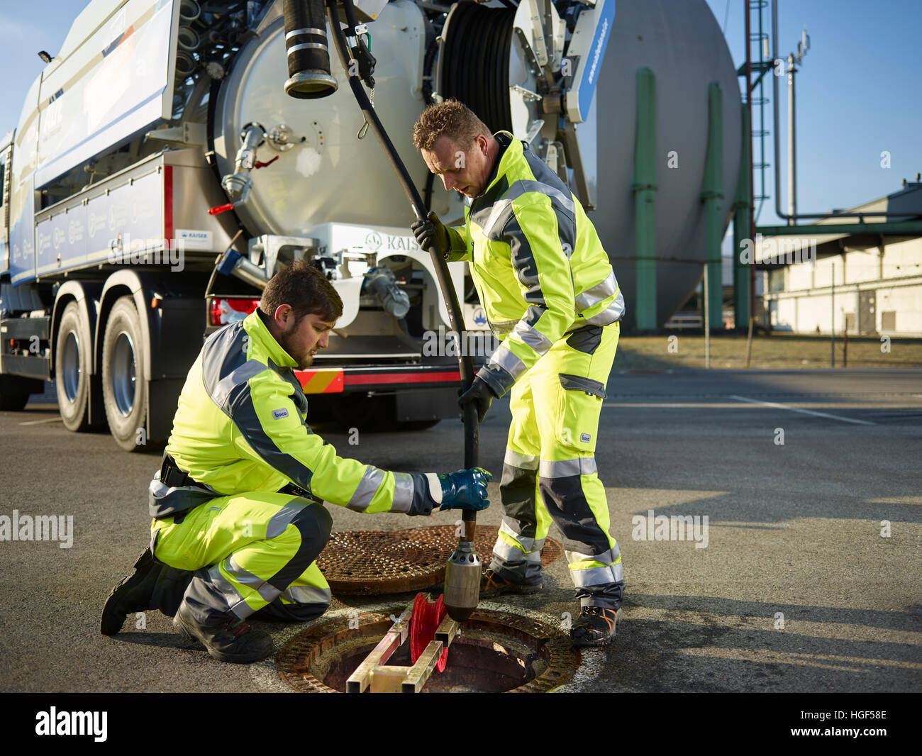 Sewer cleaning hi-res stock photography and images - Alamy