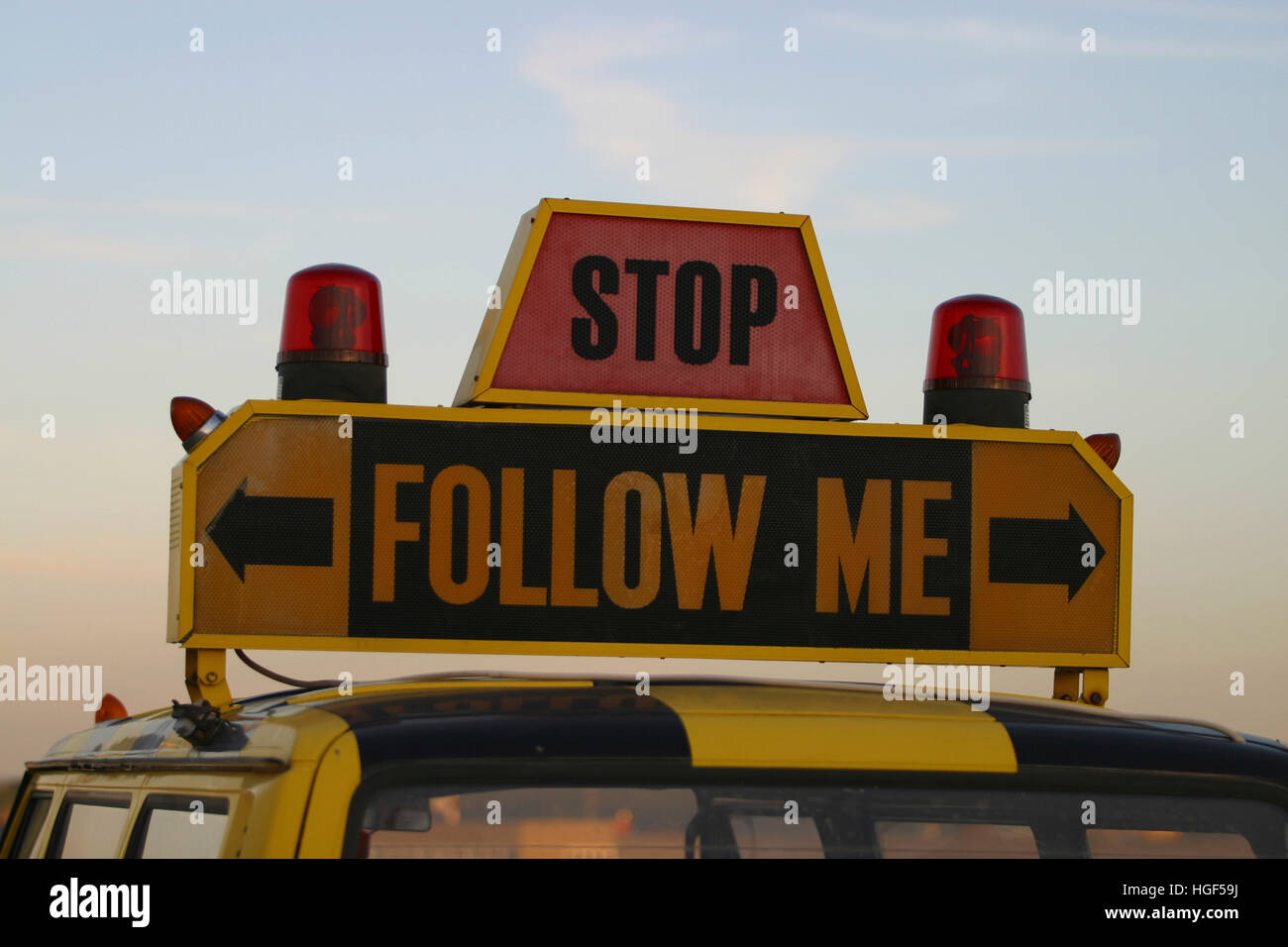 Follow Me Car Stock Photo - Alamy