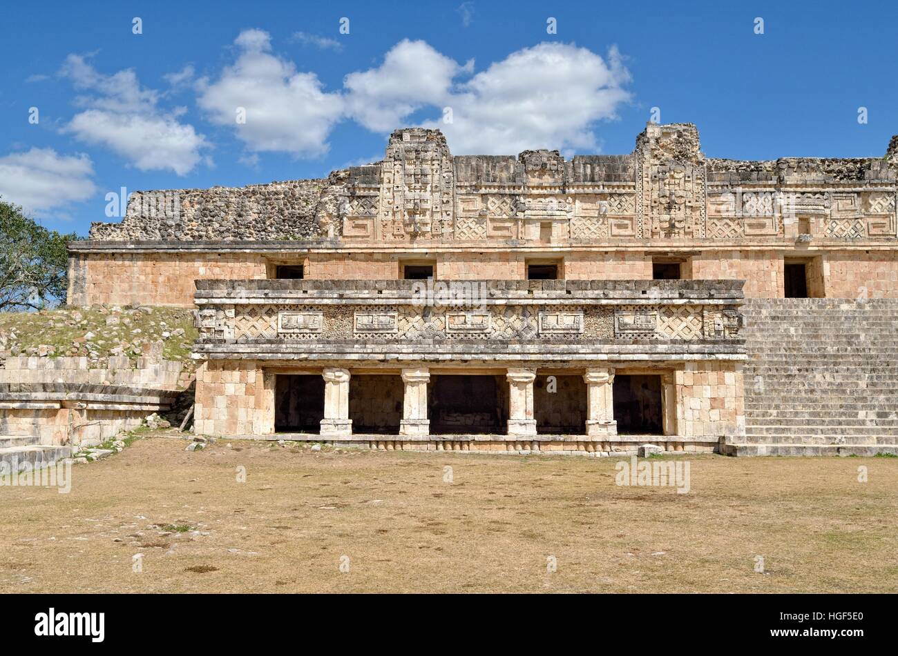 Cuadrangulo de las Monjas, Nun's Quadrangle, ancient Mayan city of ...