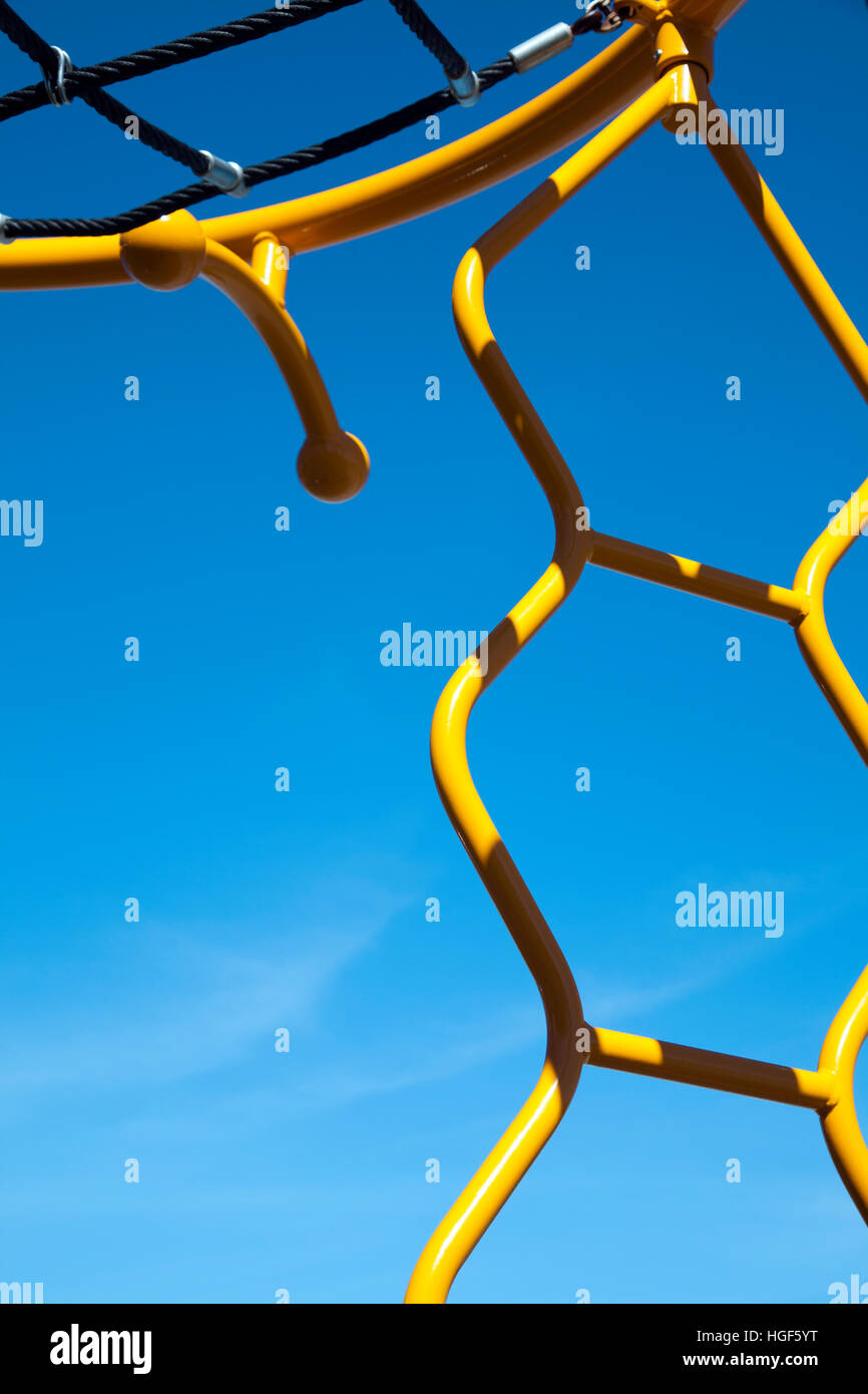 Playground climbing frame hi-res stock photography and images - Alamy