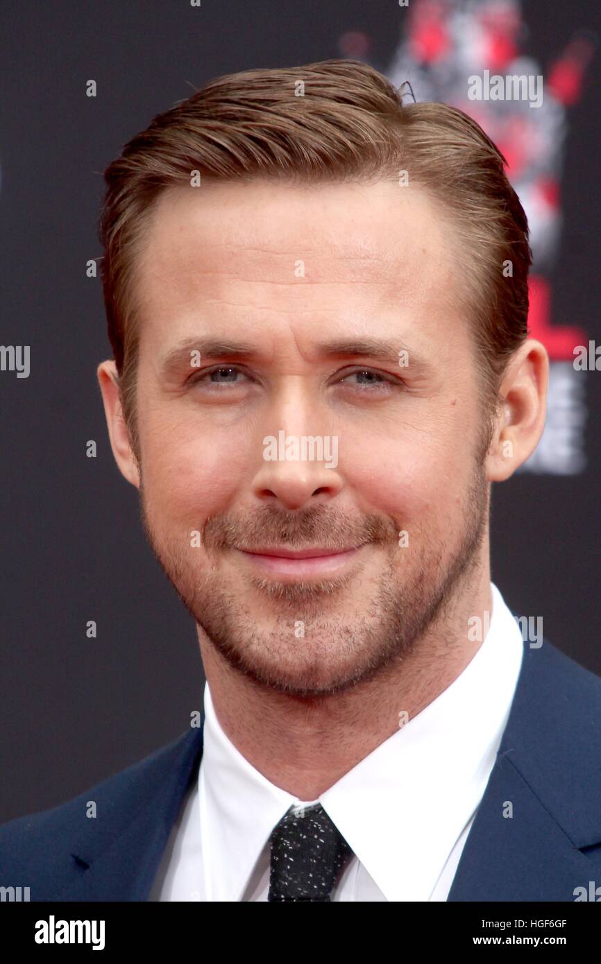 Ryan Gosling during the Hand and Footprint Ceremony at TCL Chinese ...