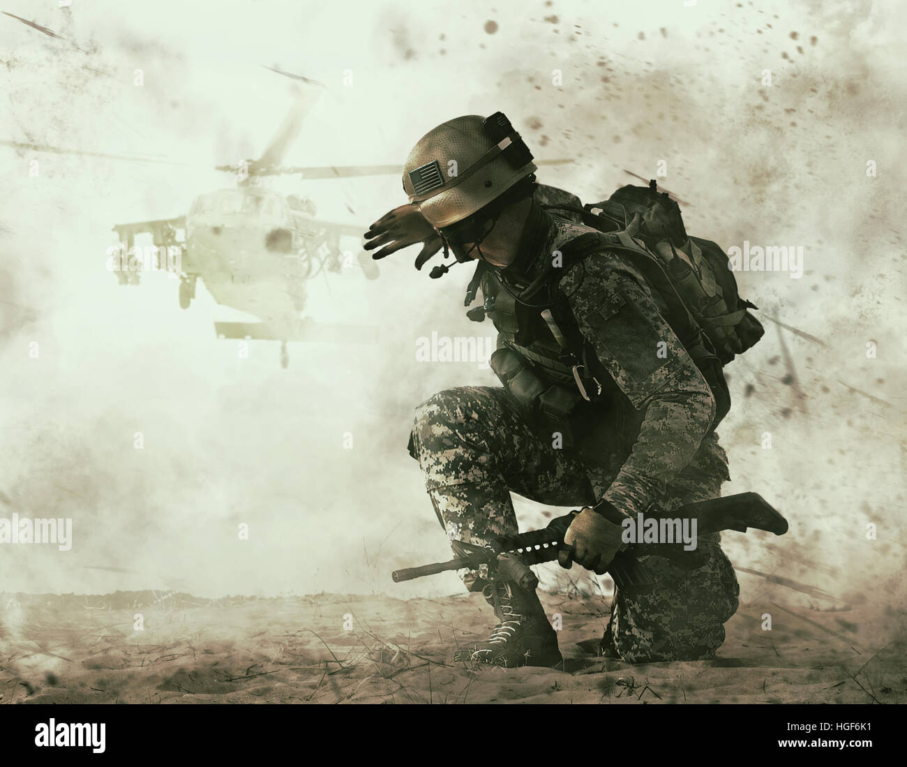 Operation desert storm soldier hi-res stock photography and images - Alamy