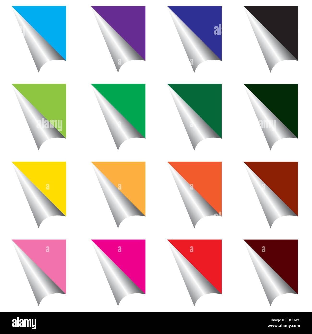 Blank Sticker Stock Vector Images - Alamy