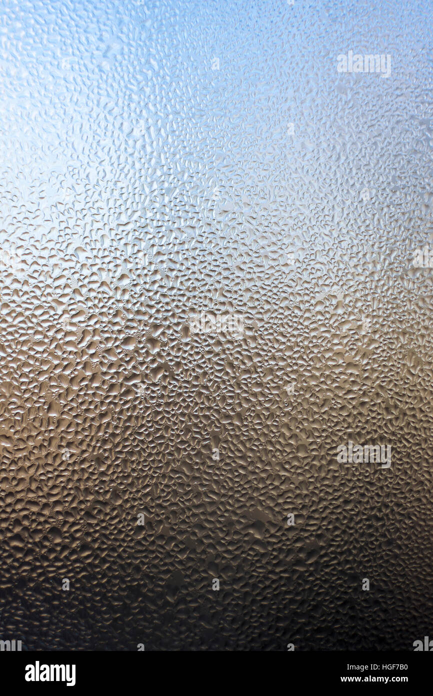 Condensation Water Drops on Window Texture Background. Dew Drop on ...