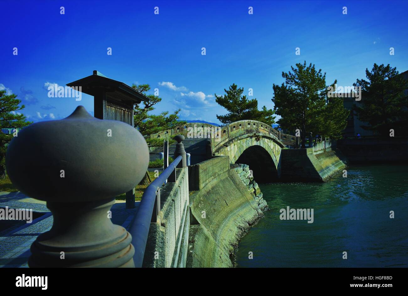 Old japan bridge hi-res stock photography and images - Alamy
