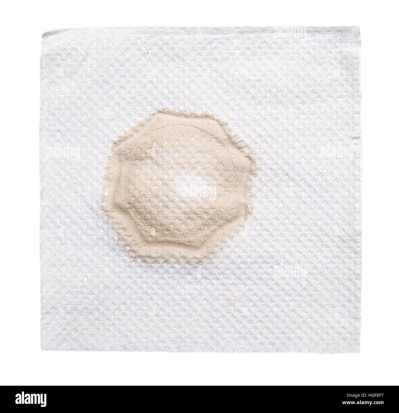 Stain on a paper napkin hi-res stock photography and images - Alamy