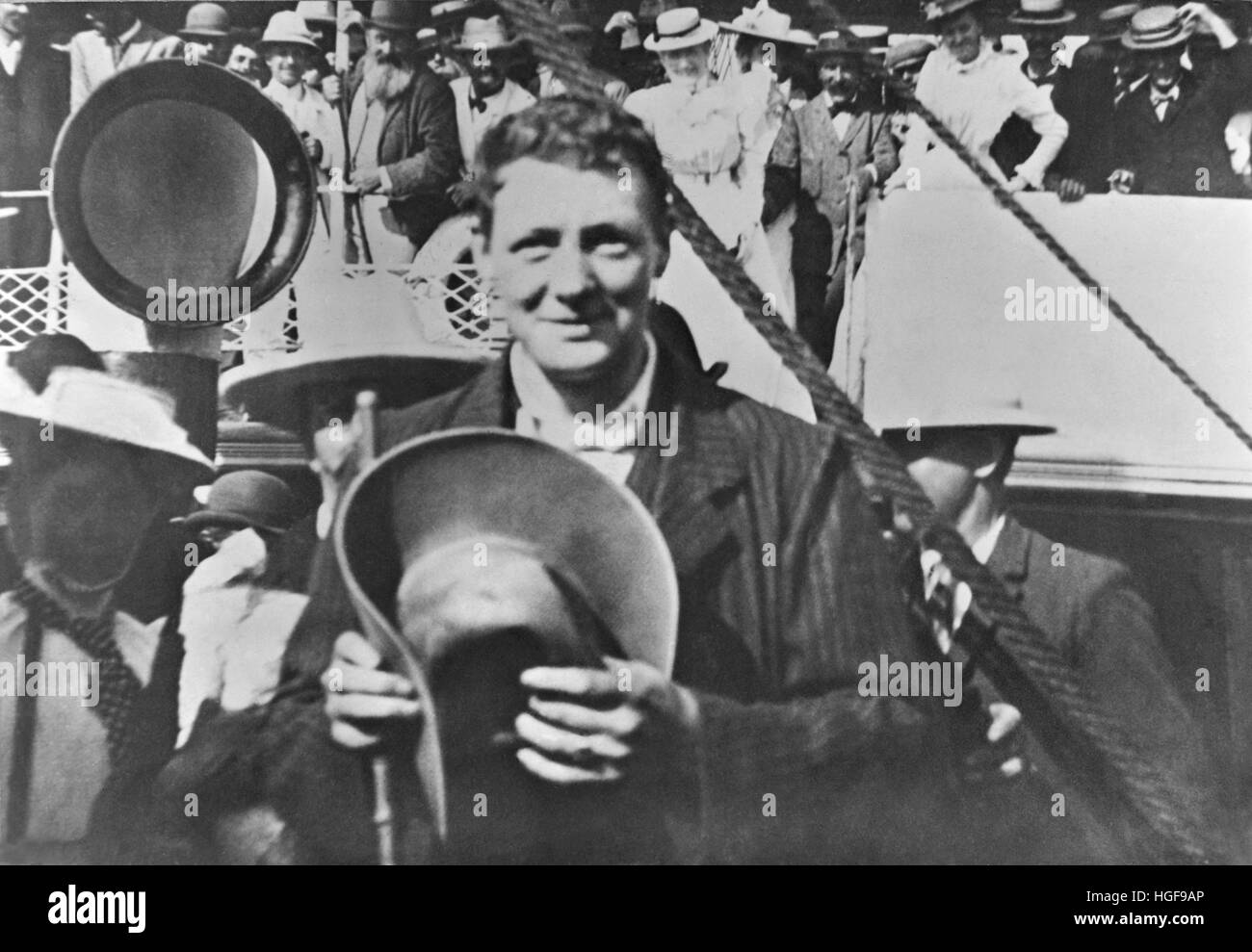 Winston Churchill in South Africa 1899. Arrival of Churchill at Durban ...