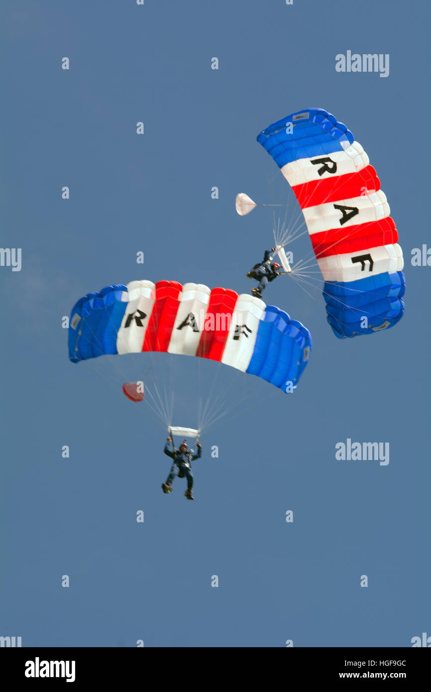 RAF Falcons display team Stock Photo - Alamy