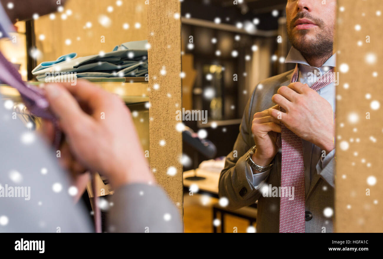 Reflection on formal clothing hi-res stock photography and images - Alamy