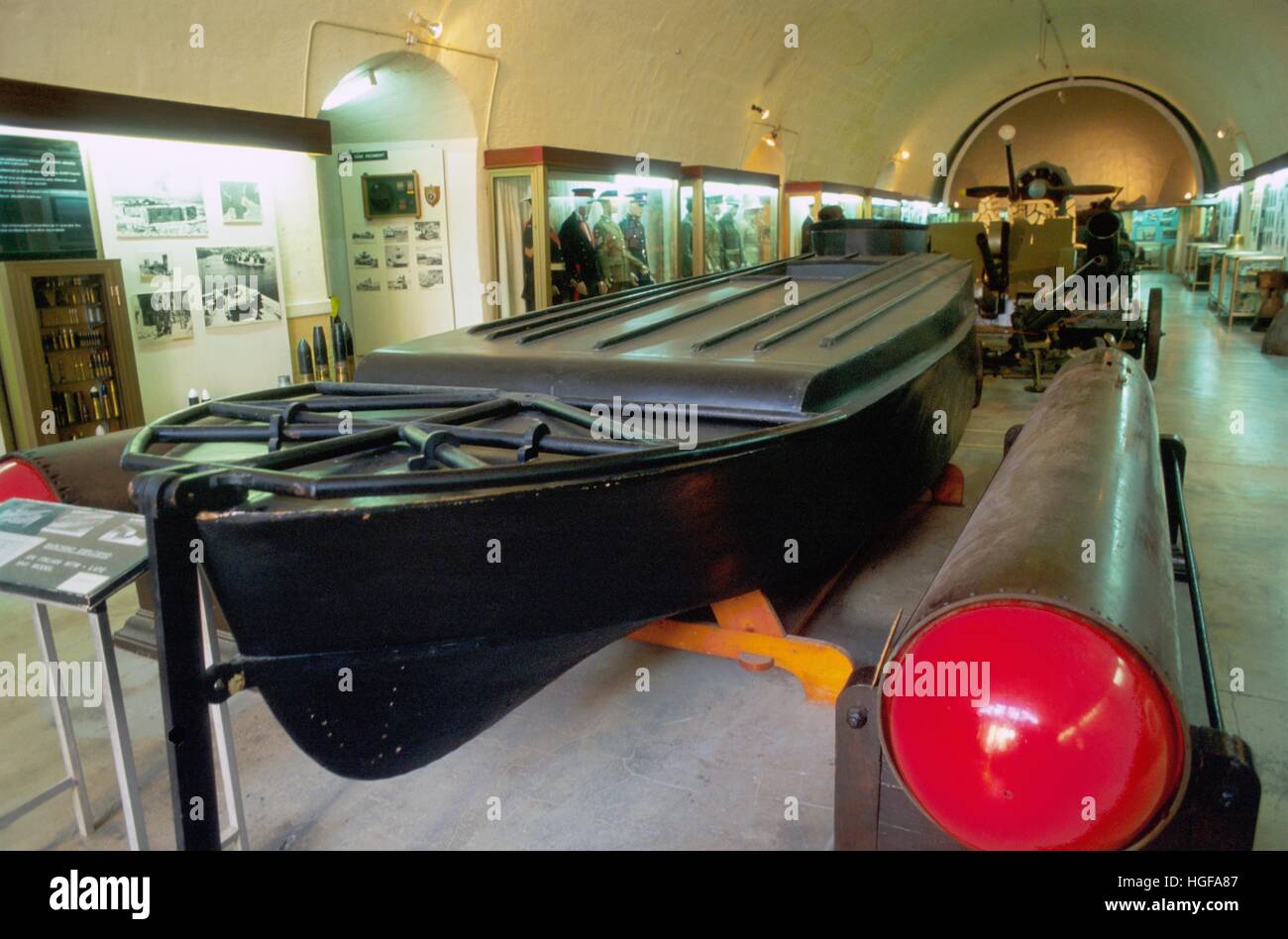 Malta island, La Valletta, museum of the Second World War, Italian ...