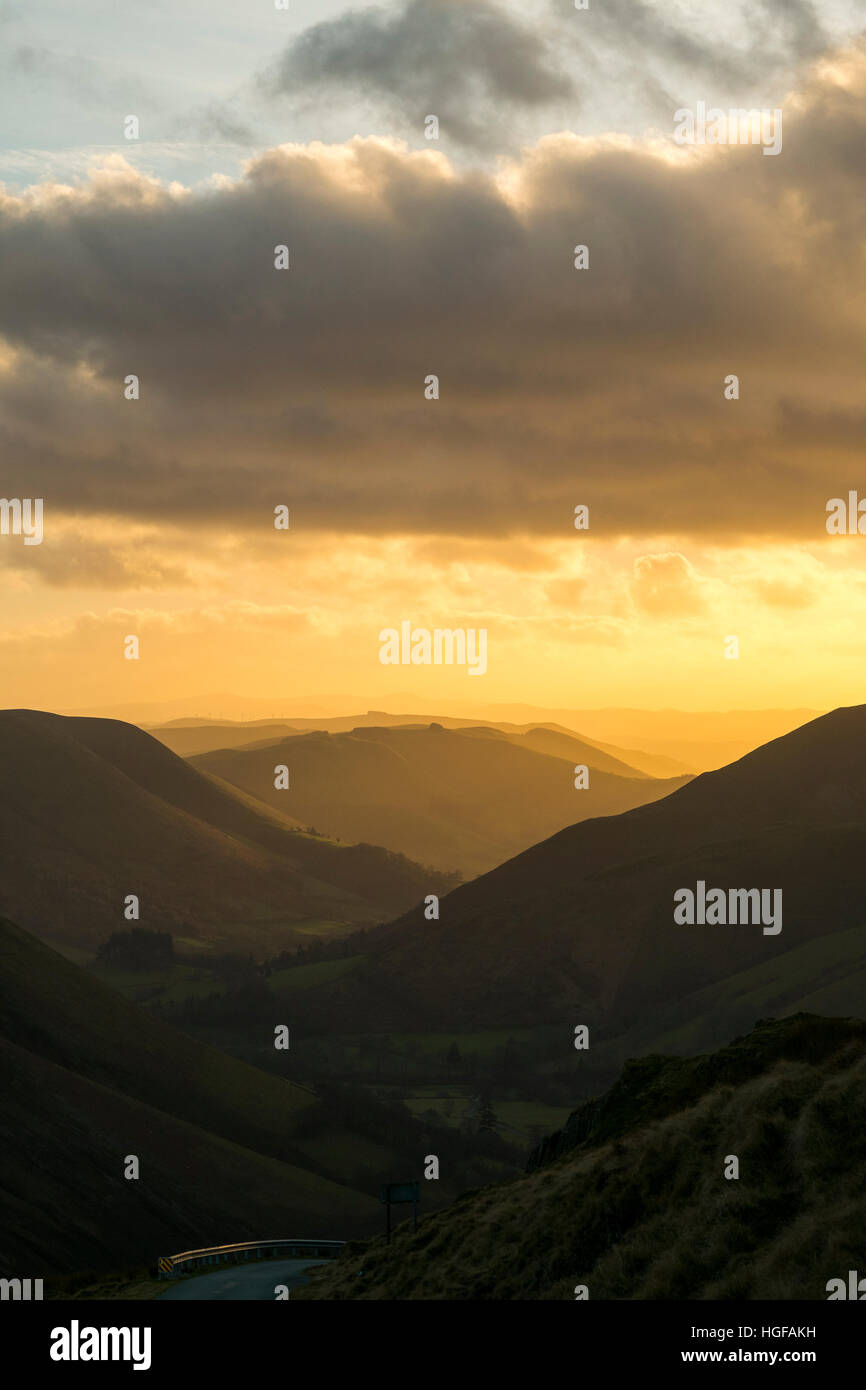 Mid wales mountain road hi-res stock photography and images - Alamy