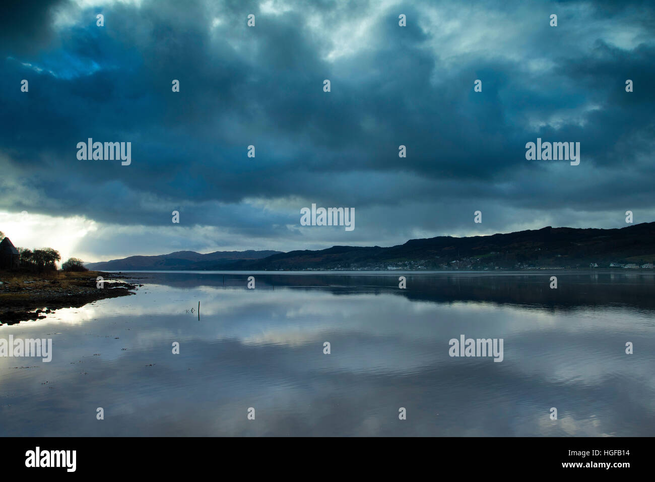 Loch Gilp from Lochgilphead, Argyll & Bute Stock Photo - Alamy