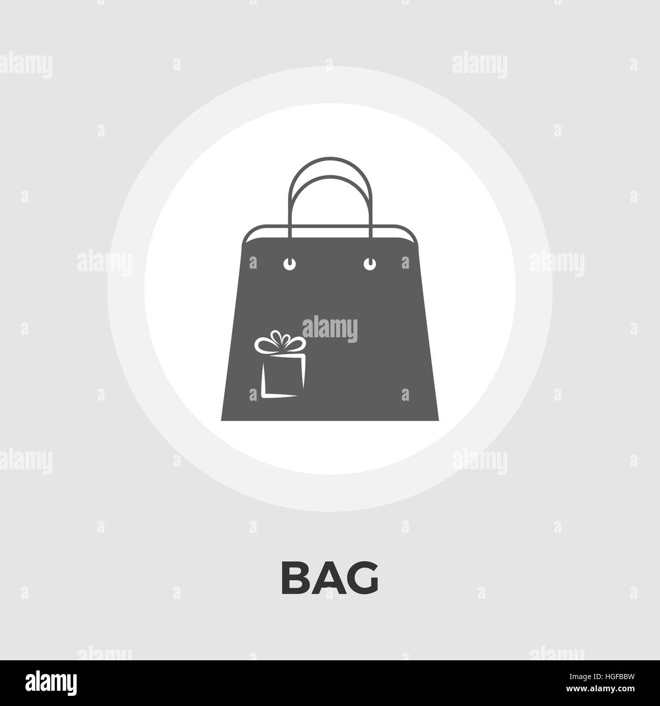 Bag store Icon Vector. Flat icon isolated on the white background ...