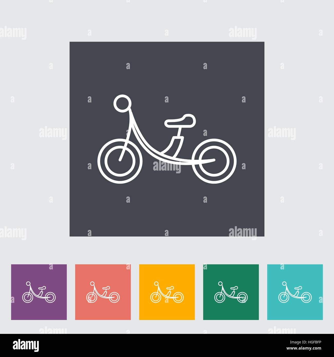 Bicycle icon. Vector illustration EPS Stock Vector Image & Art - Alamy