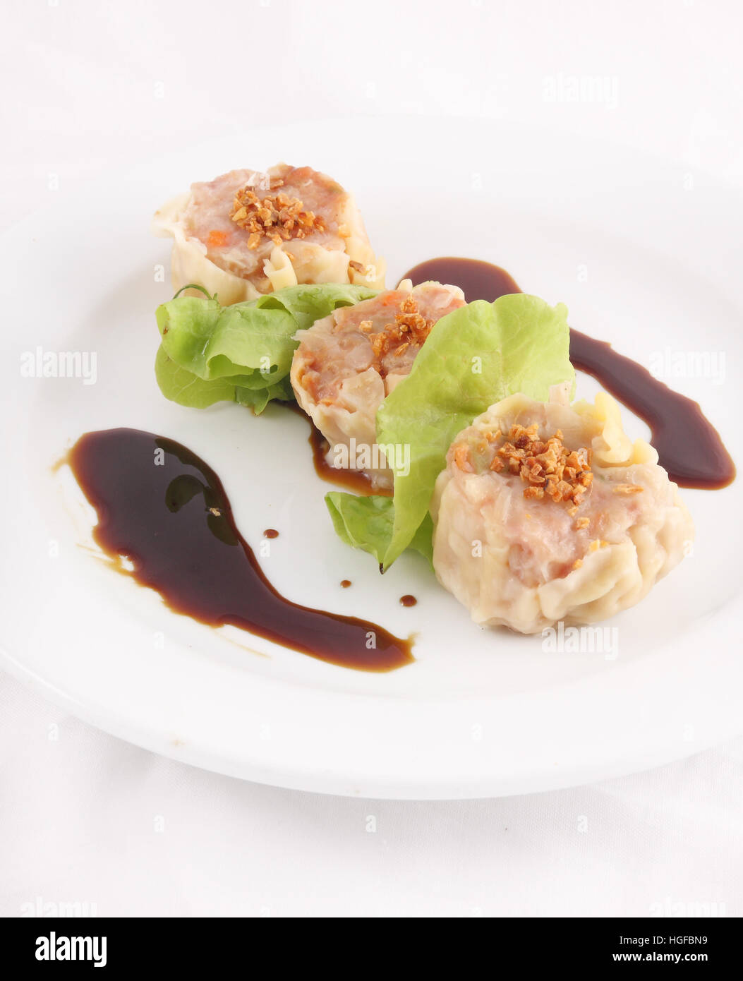 Dumpling dim sim hi-res stock photography and images - Alamy