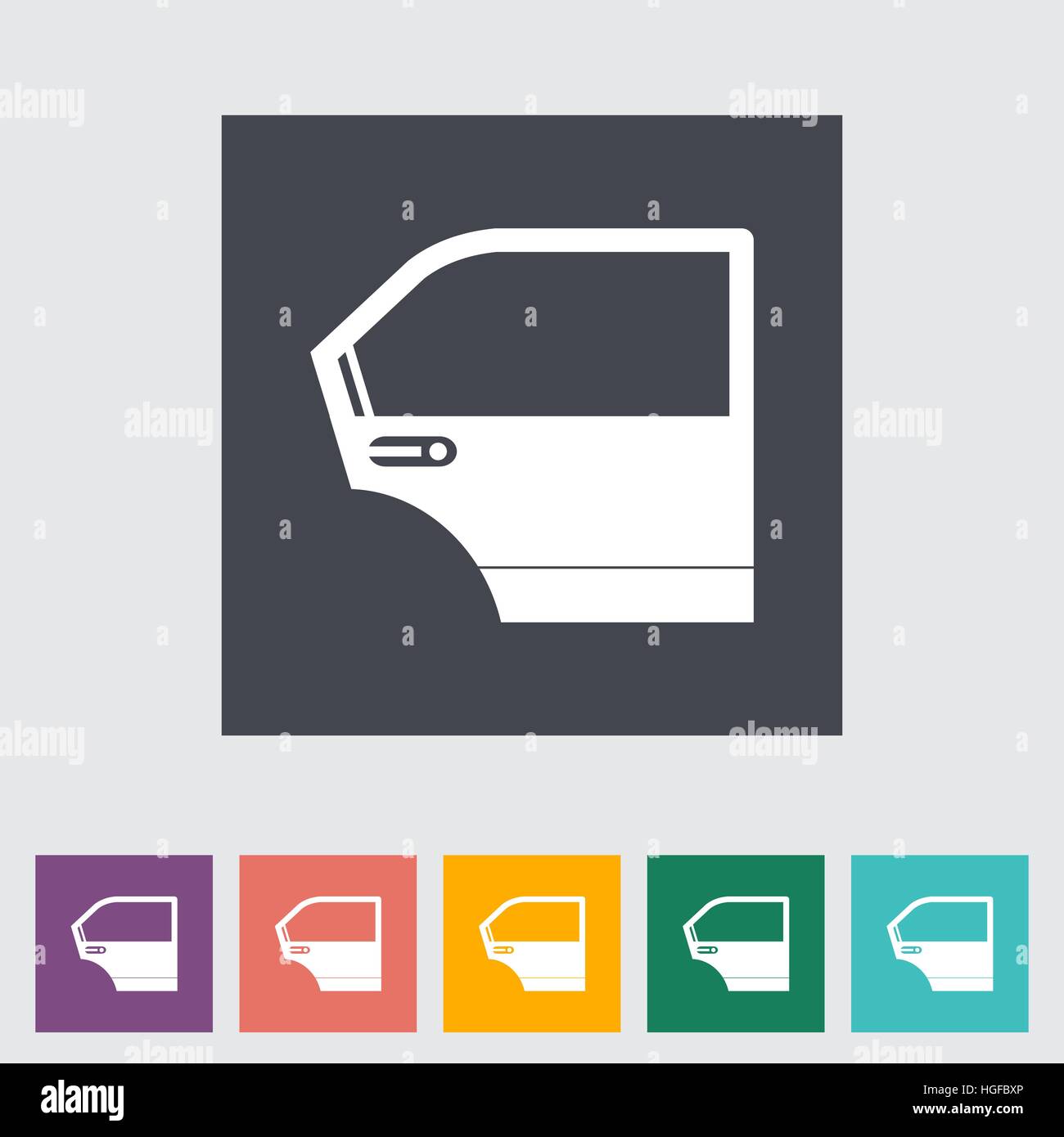 Car door. Vector illustration Stock Vector Image & Art - Alamy