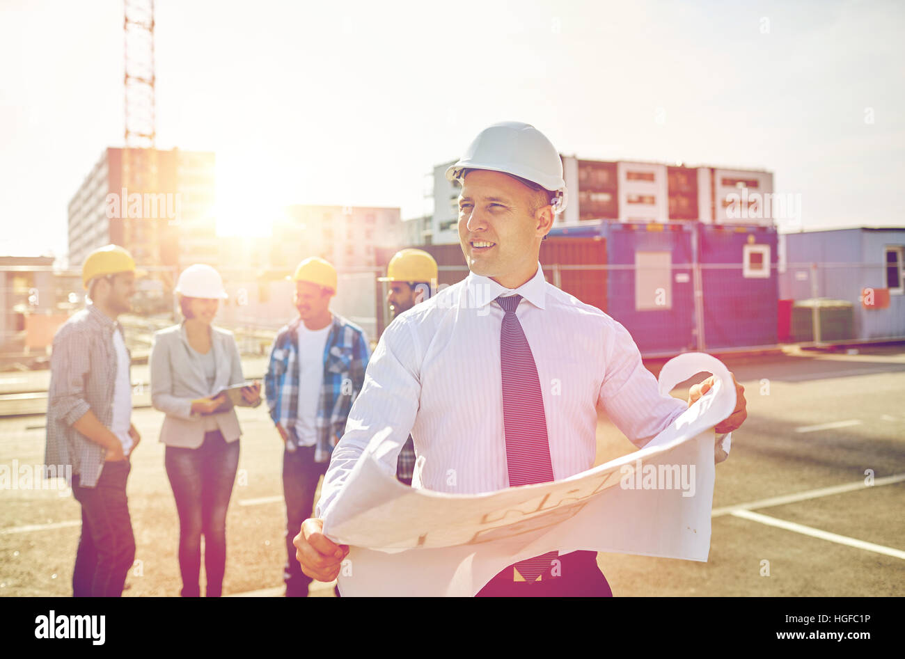 Construction project site layout hi-res stock photography and images ...