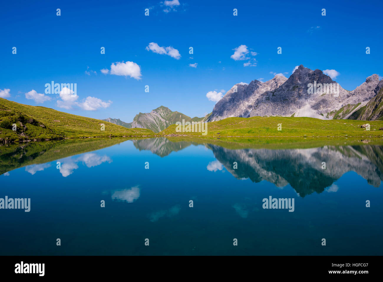 Eissee lake and mountains in Bavaria Stock Photo - Alamy