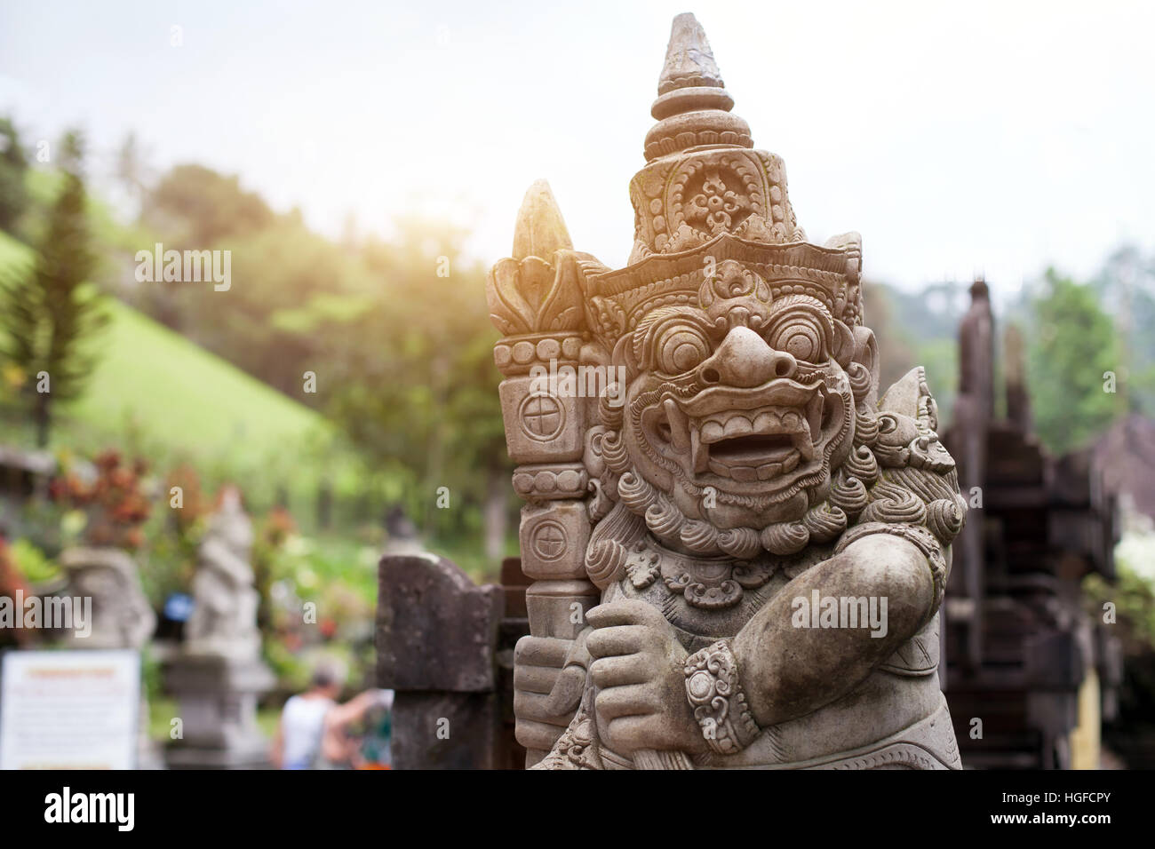 temples of Bali, beautiful stone sculpture, Indonesia Stock Photo - Alamy