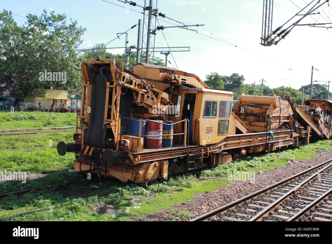 Indian railway ariel hi-res stock photography and images - Alamy