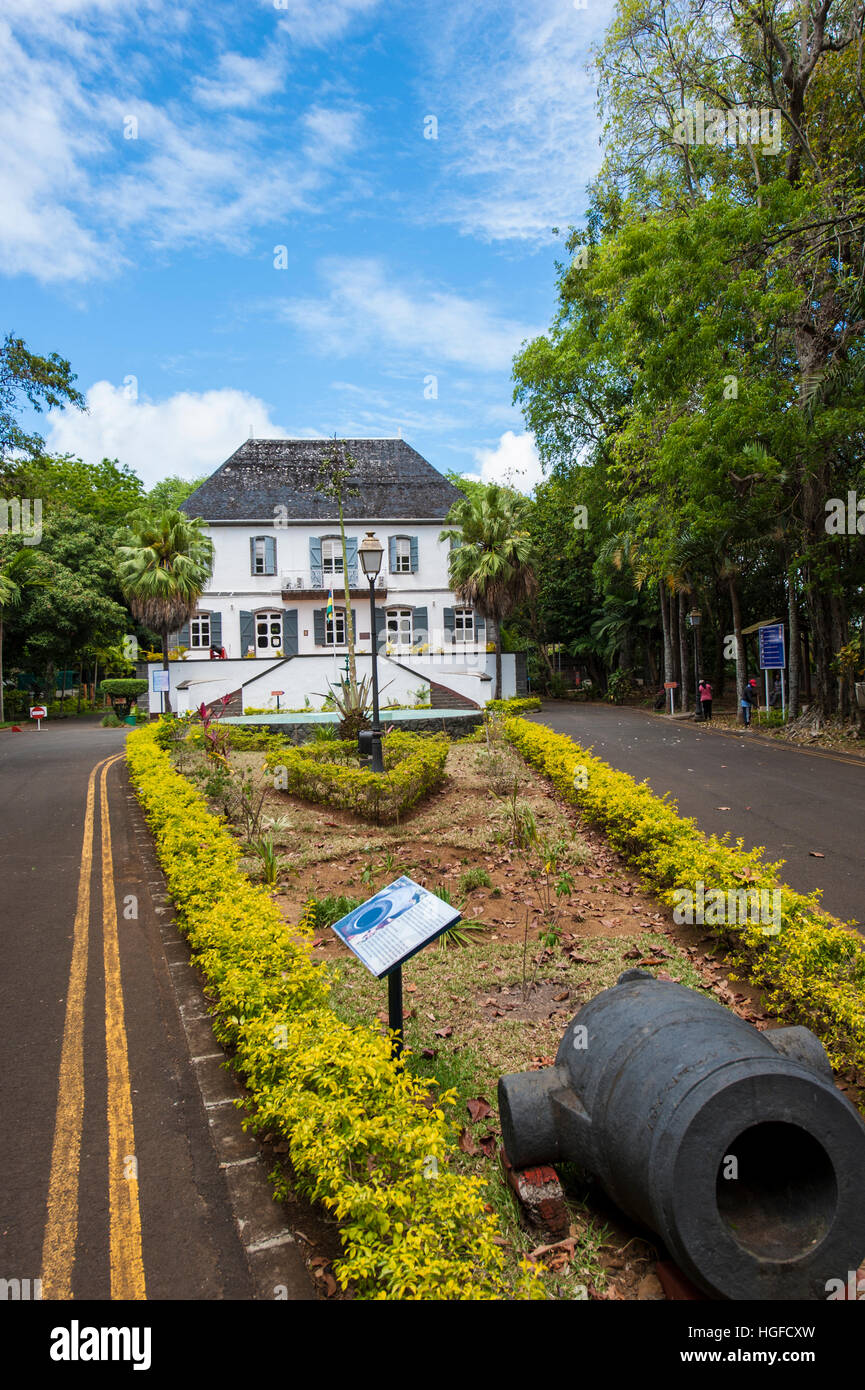 The Historical and Naval Museum in Mahébourg, Mauritius Stock Photo - Alamy